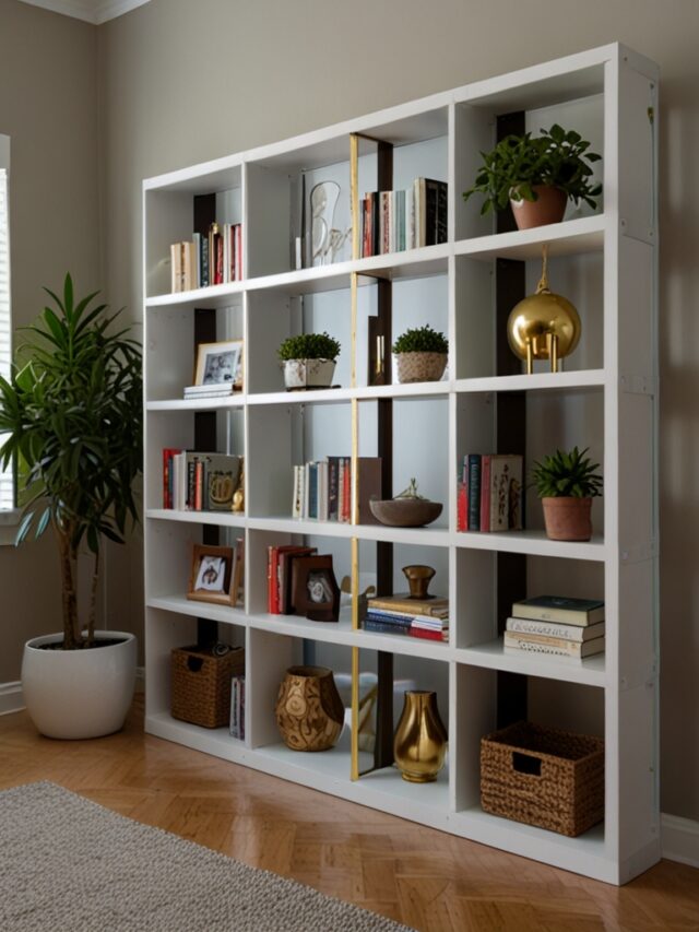16 Creative Bookcase Room Divider Ideas: Chic Home - Homezillo