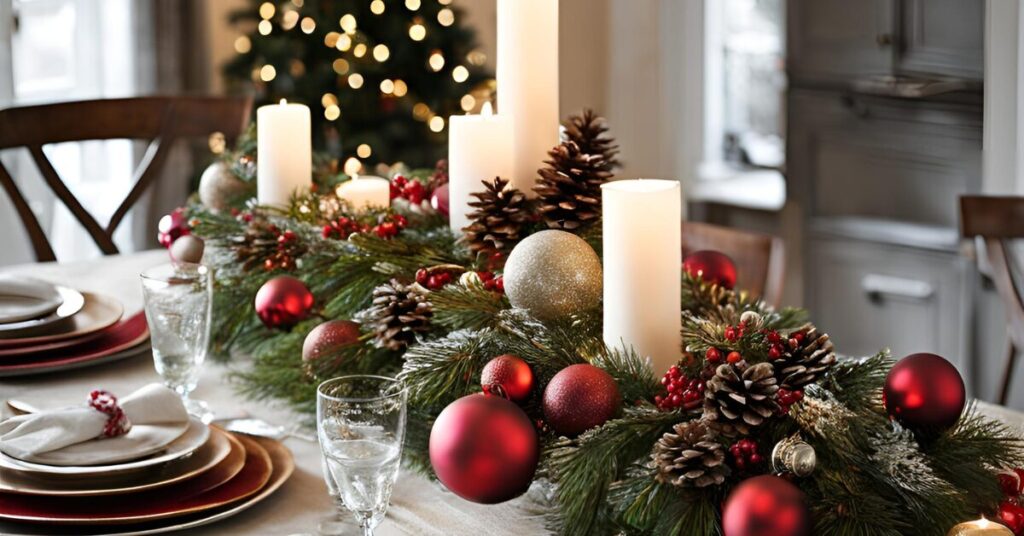 15+ Affordable Christmas Centerpiece Ideas for Round Table - Homezillo