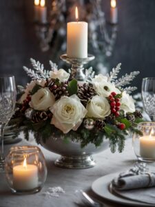 15+ Affordable Christmas Centerpiece Ideas for Round Table - Homezillo