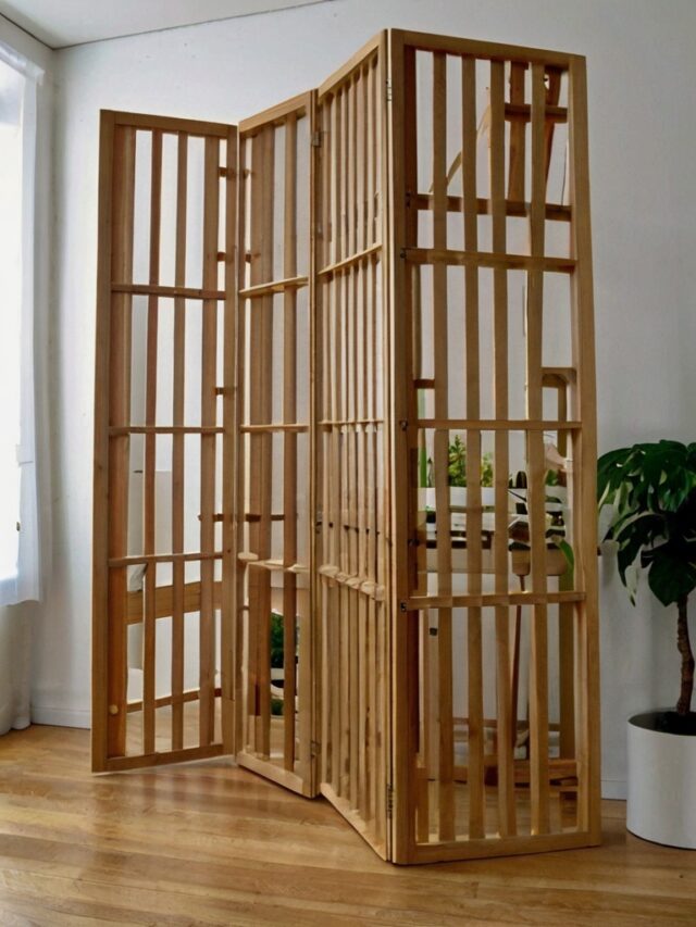 15+ Stunning Folding Room Divider Ideas: Love Them - Homezillo