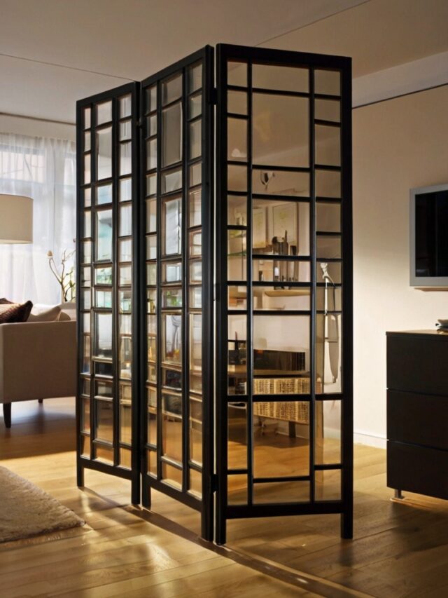 15+ Stunning Folding Room Divider Ideas: Love Them - Homezillo