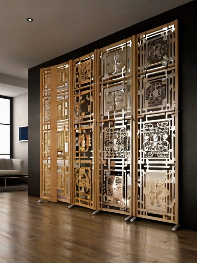 15+ Stunning Folding Room Divider Ideas: Love Them - Homezillo