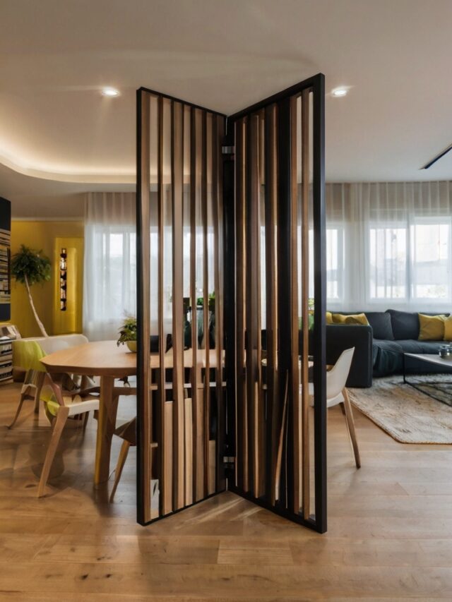 15+ Stunning Folding Room Divider Ideas: Love Them - Homezillo