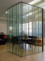 16 Stunning Glass Room Divider Ideas: Love Them - Homezillo