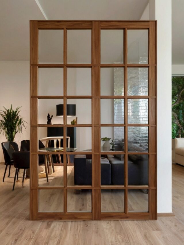 16 Stunning Glass Room Divider Ideas: Love Them - Homezillo