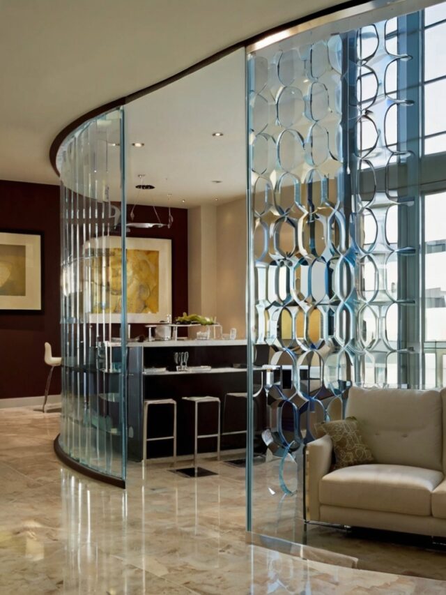 16 Stunning Glass Room Divider Ideas: Love Them - Homezillo