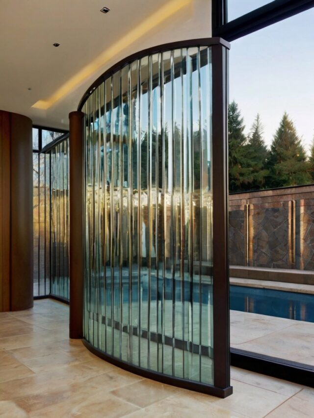 16 Stunning Glass Room Divider Ideas: Love Them - Homezillo