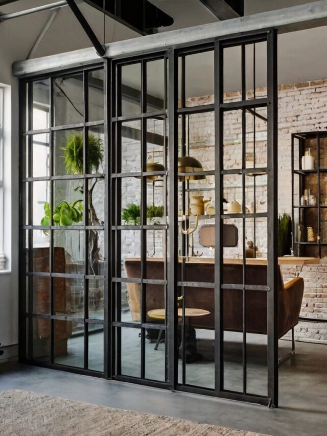 16 Stunning Glass Room Divider Ideas: Love Them - Homezillo