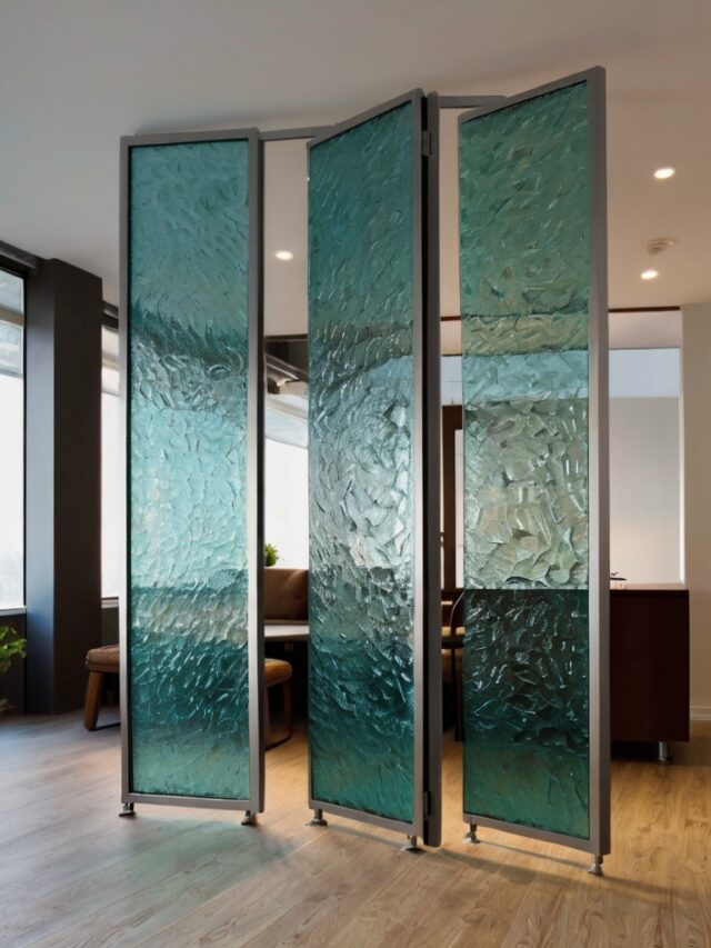 16 Stunning Glass Room Divider Ideas: Love Them - Homezillo