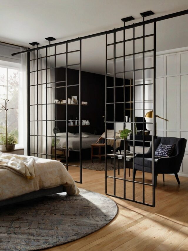 16 Room Divider Ideas for Bedroom: Create Privacy and Style - Homezillo