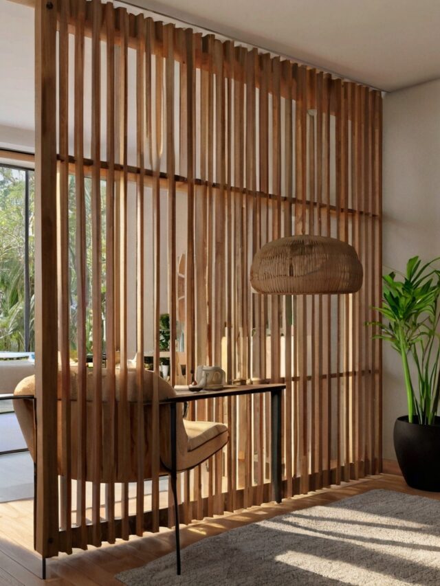 16 Stunning Room Divider Wall Ideas: You’ll Love - Homezillo