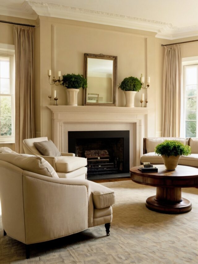 15+ Beige Cream Living Room Ideas: How to Add Pops of Color to Neutrals ...