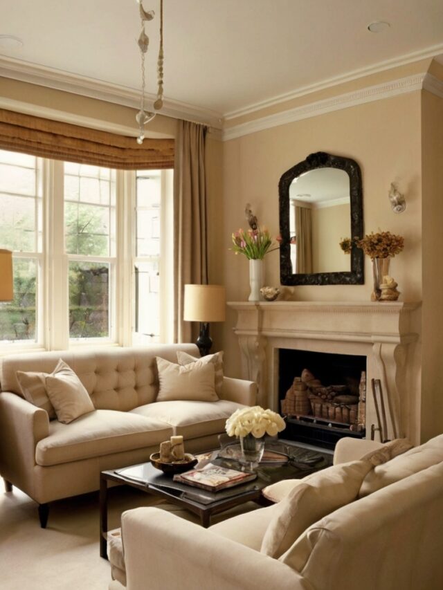 15+ Beige Cream Living Room Ideas: How to Add Pops of Color to Neutrals ...