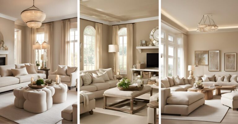 15+ Beige Cream Living Room Ideas: How to Add Pops of Color to Neutrals ...