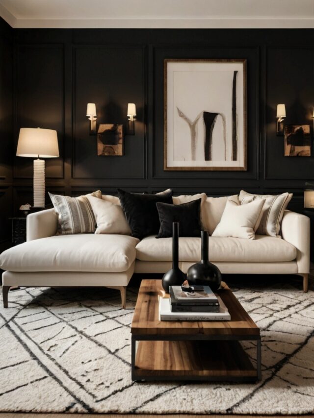 16 Black and Cream Living Room Ideas: Modern Trends You’ll Love - Homezillo