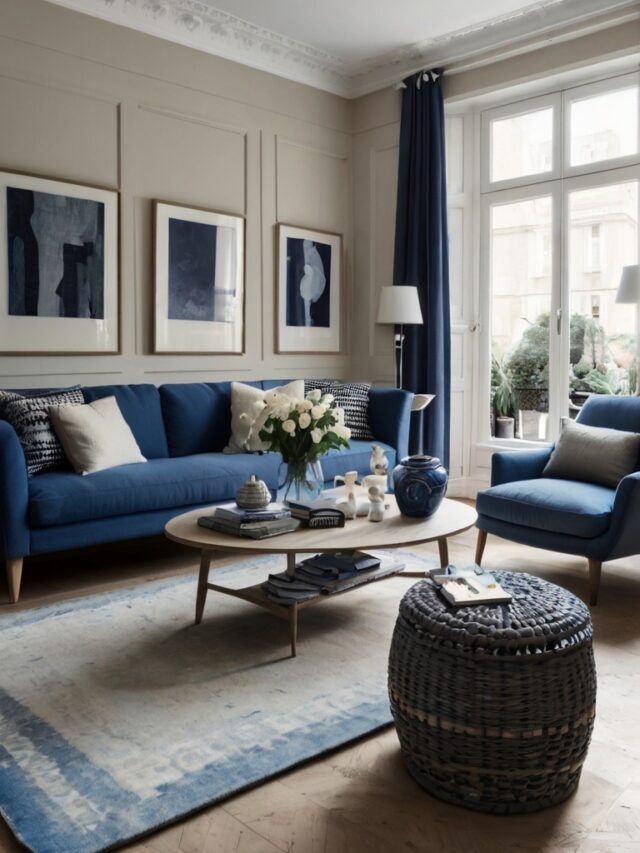 15+ Blue and Cream Living Room Ideas: You’ll Love - Homezillo