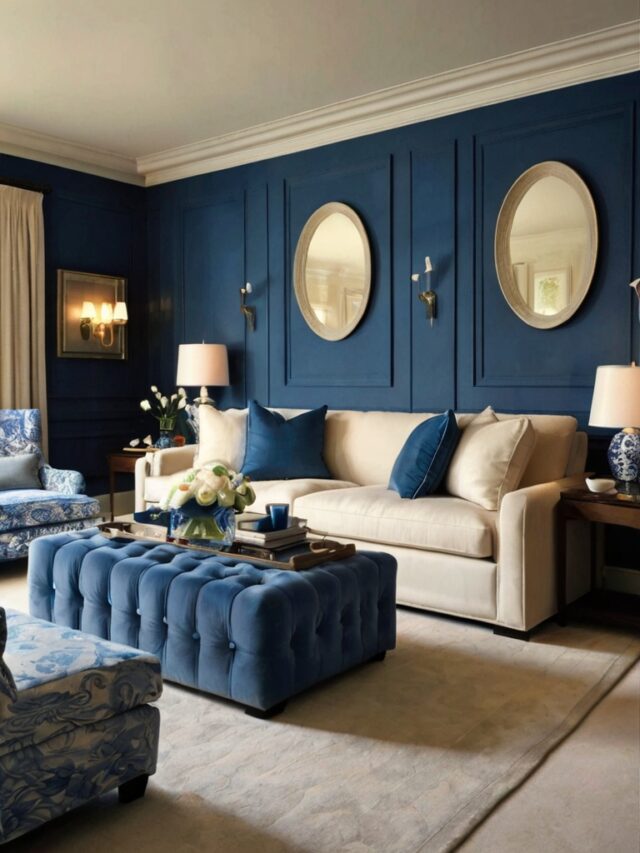 15+ Blue and Cream Living Room Ideas: You’ll Love - Homezillo