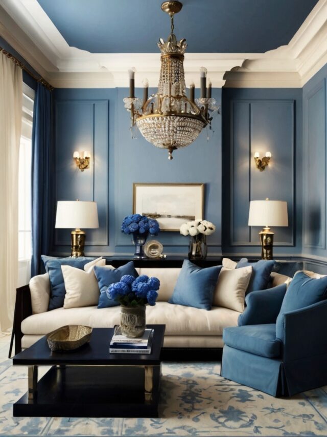15+ Blue and Cream Living Room Ideas: You’ll Love - Homezillo