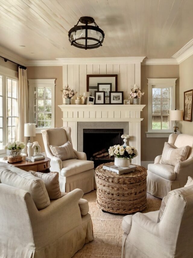 16 Cream Cottage Living Room Ideas: How to Decorate Like a Pro - Homezillo