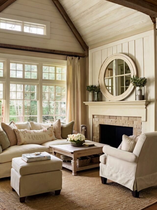 16 Cream Cottage Living Room Ideas: How to Decorate Like a Pro - Homezillo