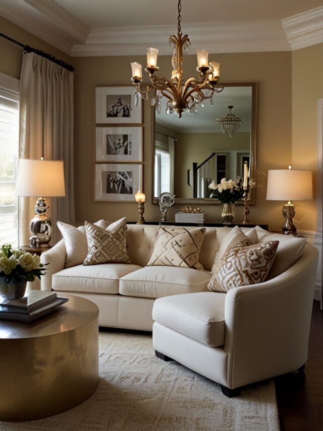 15+ Stunning Cream Couch Living Room Ideas - Homezillo