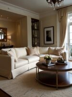 15+ Stunning Cream Couch Living Room Ideas - Homezillo