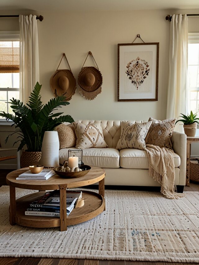15+ Stunning Cream Couch Living Room Ideas - Homezillo