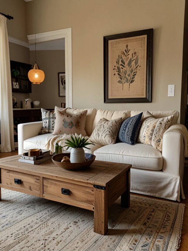 15+ Stunning Cream Couch Living Room Ideas - Homezillo