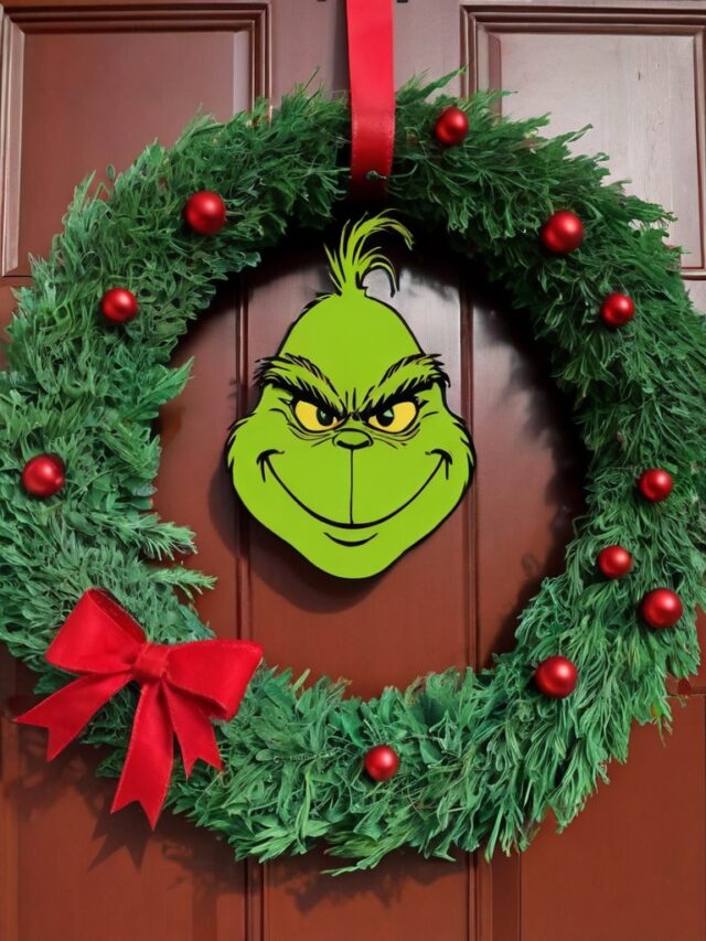 16 Grinch Christmas Wreath Ideas: Easy, Elegant, and Whimsical Holiday ...