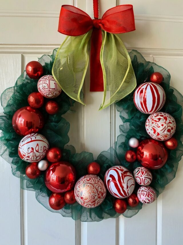 16 Mesh Christmas Wreath Ideas: Unique Themes You’ll Love - Homezillo