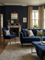 16 Trending Navy and Cream Living Room Ideas: Designs You’ll Love ...