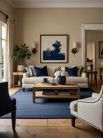16 Trending Navy and Cream Living Room Ideas: Designs You’ll Love ...