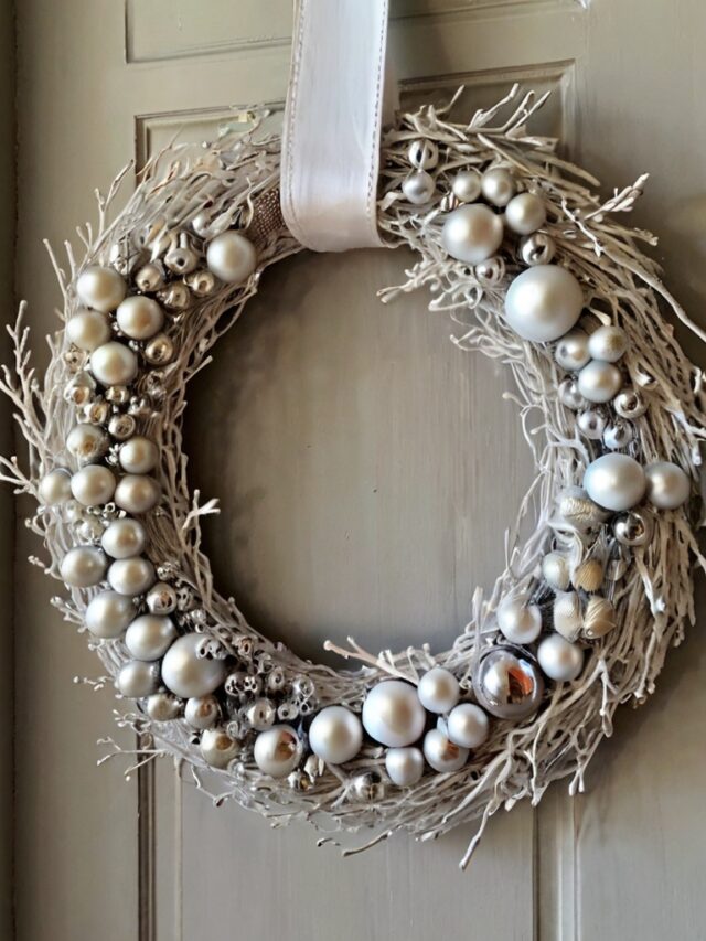 15+ White Christmas Wreath Ideas: Modern, Rustic, and Unique ...
