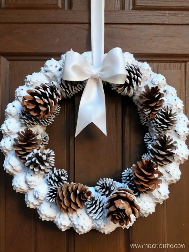 15+ White Christmas Wreath Ideas: Modern, Rustic, and Unique ...