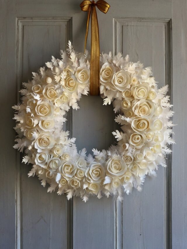 15+ White Christmas Wreath Ideas: Modern, Rustic, and Unique ...