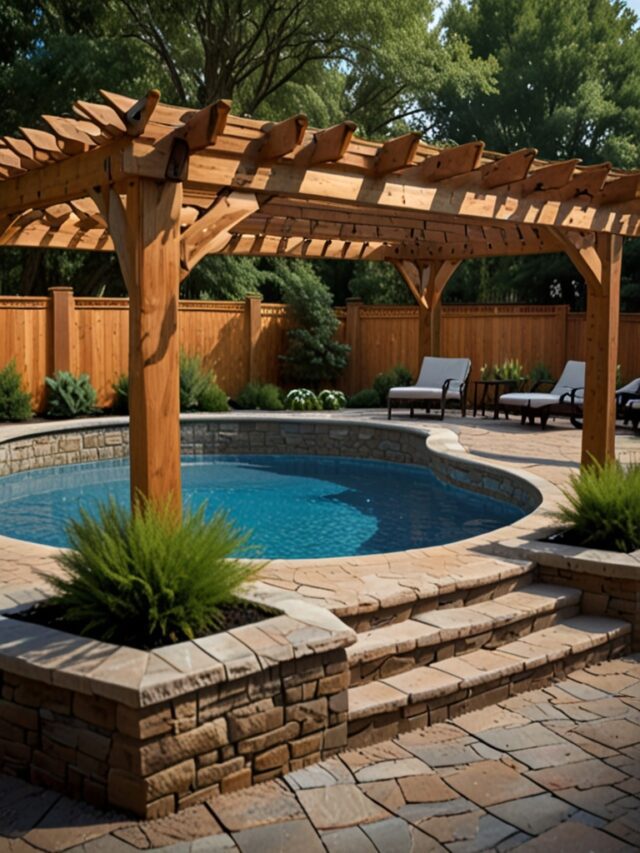 15+ Amazing Above Ground Pool Landscaping Ideas - Homezillo