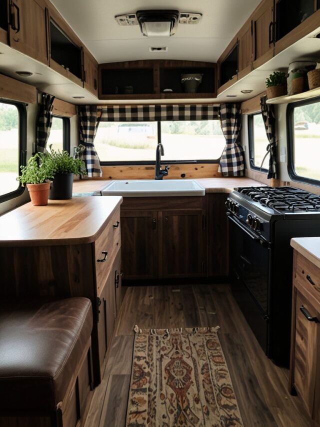 15+ Camper Remodel Ideas: Rustic, and Boho Designs You’ll love - Homezillo