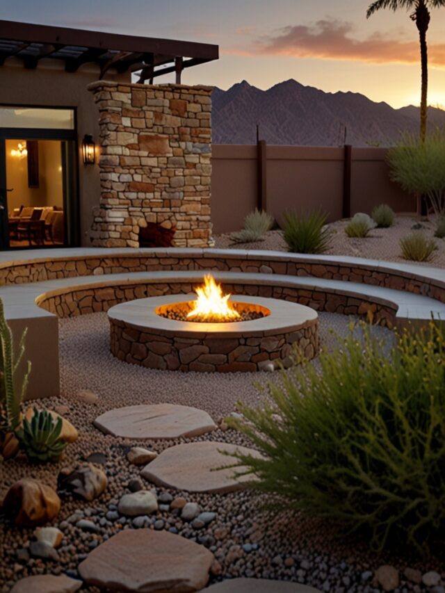 15+ Desert Landscape Ideas: How to Create a Outdoor Oasis - Homezillo
