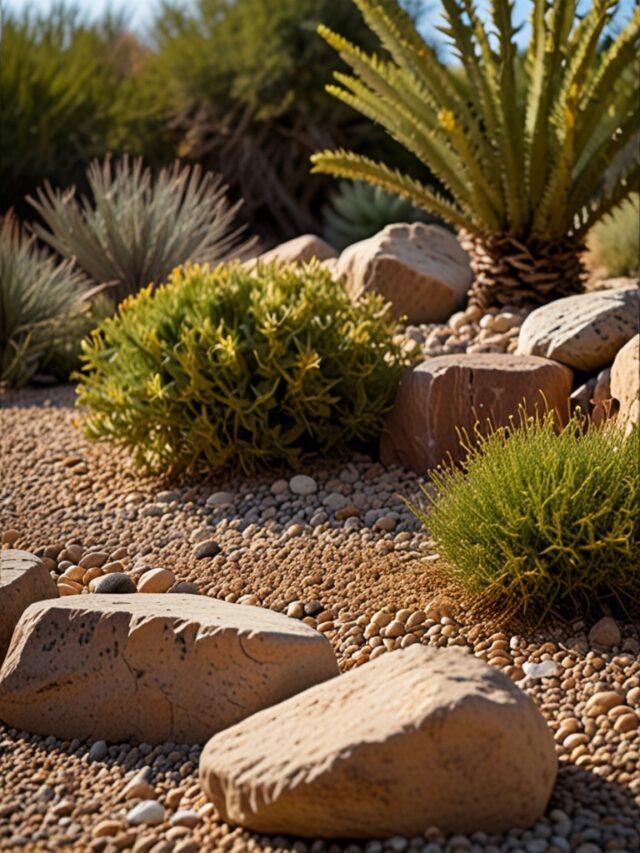 15+ Desert Landscape Ideas: How to Create a Outdoor Oasis - Homezillo