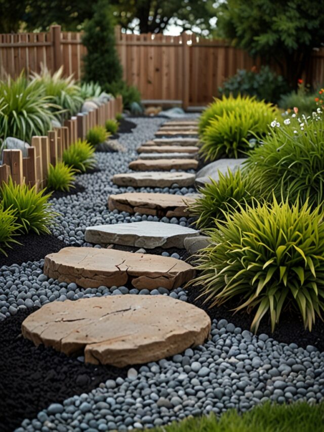 16 Affordable Front Yard Landscaping Ideas with Rocks - Homezillo