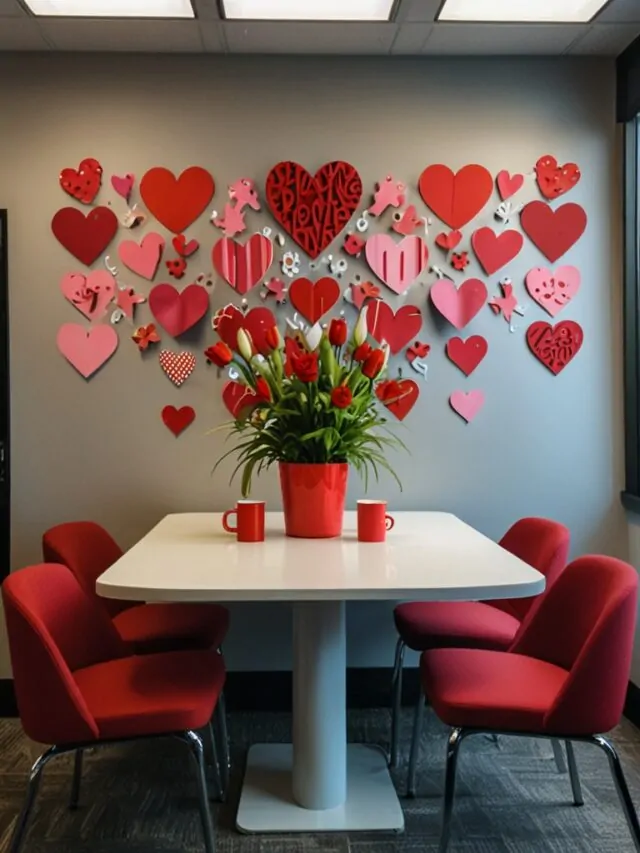15+ Valentine’s Day Office Decoration Ideas - Homezillo