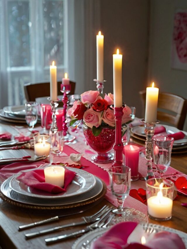 16 Valentine’s Day Table Decoration Ideas to Wow Your Loved One - Homezillo