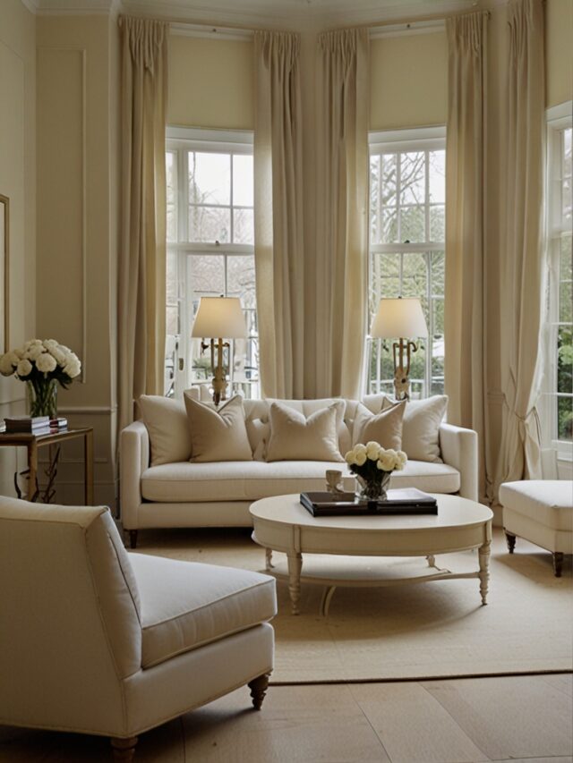 16 White and Cream Living Room Ideas: How to Add Texture and ...