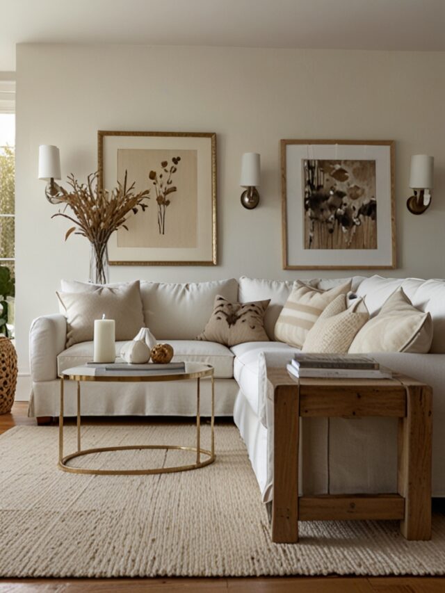16 White and Cream Living Room Ideas: How to Add Texture and ...
