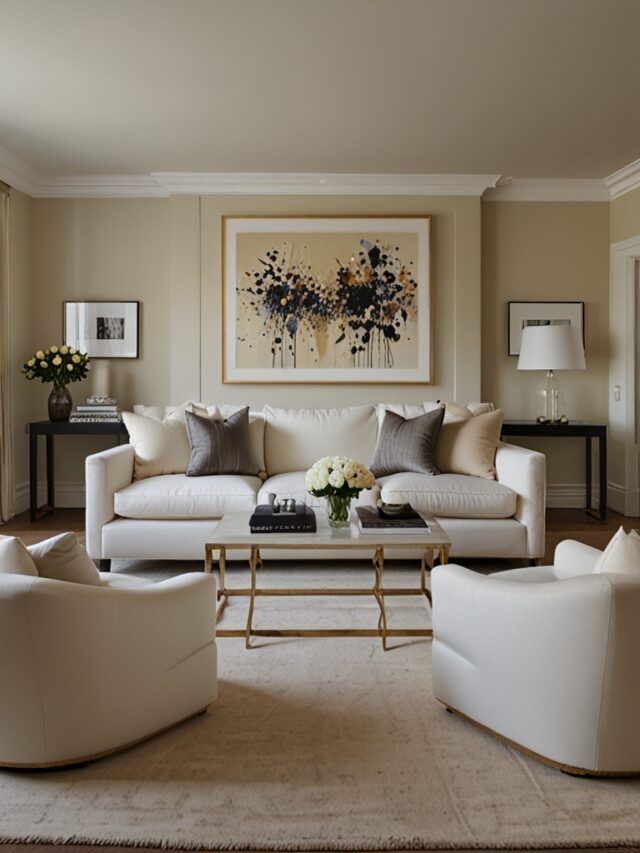 16 White and Cream Living Room Ideas: How to Add Texture and ...
