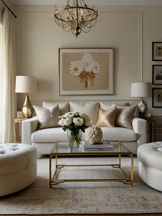 16 White and Cream Living Room Ideas: How to Add Texture and ...