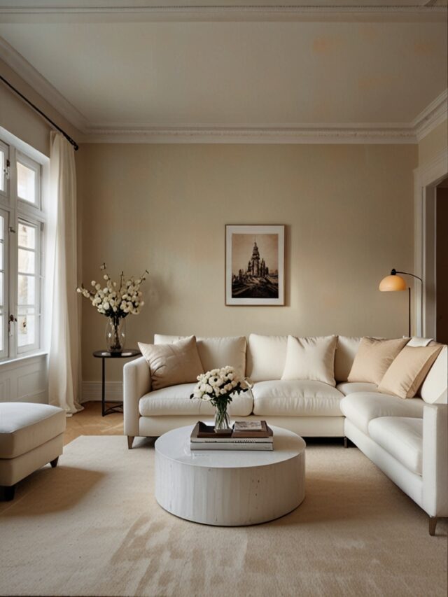 16 White and Cream Living Room Ideas: How to Add Texture and ...