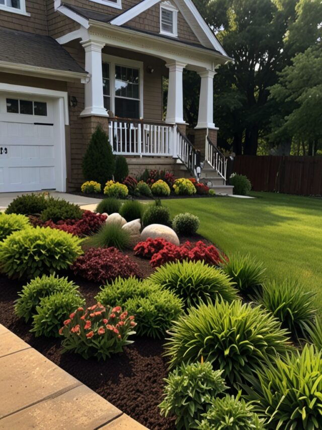 15+ Cheap Simple Front Yard Landscaping Ideas - Homezillo