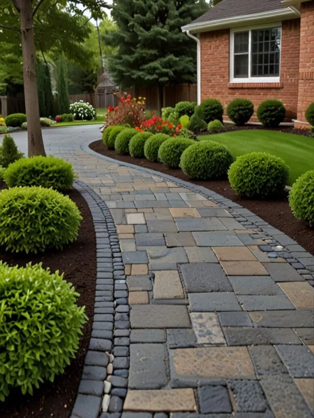 16 Driveway Landscaping Ideas: How to Create a Warming Entrance - Homezillo