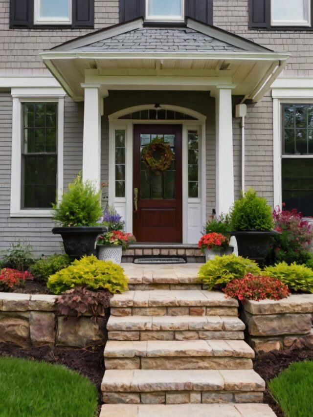 16 Trendy Front Porch Landscaping Ideas for Welcoming Home - Homezillo